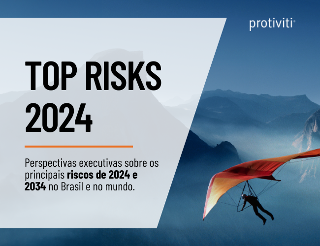 Top Risks: percepções executivas sobre os riscos de 2024 e 2034
